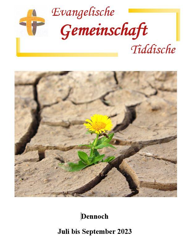 Gemeindebrief - Landeskirchliche Gemeinschaft Tiddische